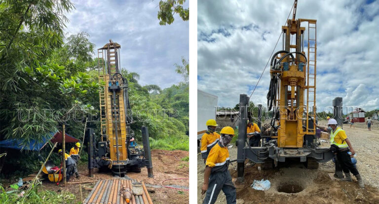 UY580 Crawler Type Hydraulic Water Well Drilling Rig Project in the ...